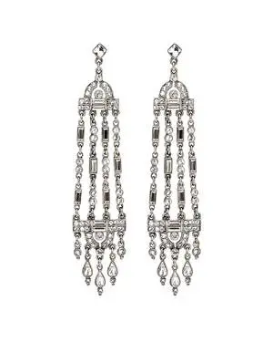BEN-AMUN Ben-Amun Multi-Strand Crystal Drop Earrings