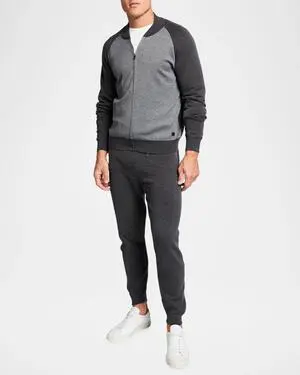 Corneliani Apos;s Solid Track Suit Pants - Charcoal