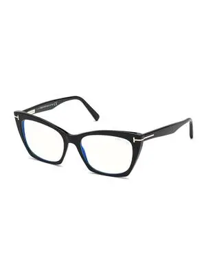 TOM FORD TOM FORD Acetate Cat-Eye Optical Glasses Black