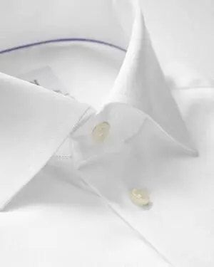 Eton Apos;s Contemporary-fit French-cuff Twill Dress Shirt - White
