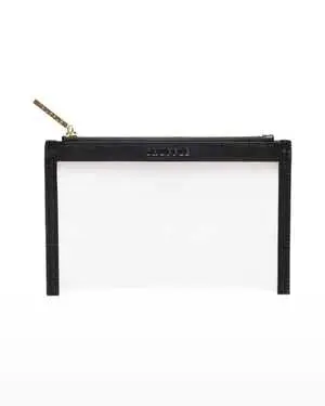 TRUFFLE Clarity Clutch Bag, Mini - Black