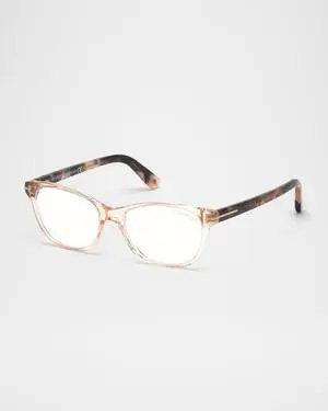 TOM FORD Square Optical Frames - Pink