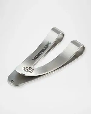 Montblanc Apos;s Stainless Steel Money Clip - Silver
