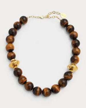 DEVON LEIGH Devon Leigh Beaded Amazonite Necklace