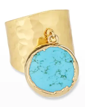 Nest Jewelry Charm Ring - Turquoise