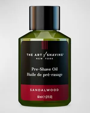 THE ART OF SHAVING 2 Oz. The Sandalwood Pre-shave Oil Brown