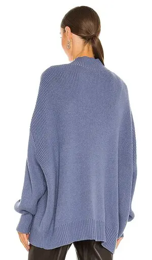 WeWoreWhat Oversized Sweater Cardigan In Blue