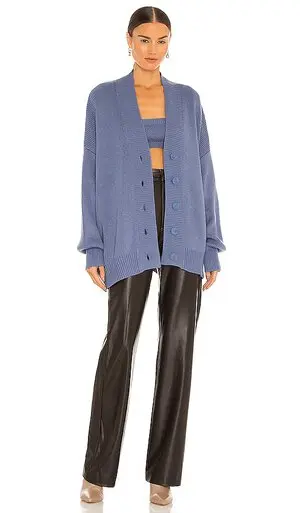 WeWoreWhat Oversized Sweater Cardigan In Blue