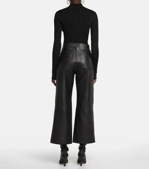 Proenza Schouler White Label High-rise Leather Pants