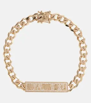 SYDNEY EVAN Luck 14kt Yellow Chain Bracelet - Gold