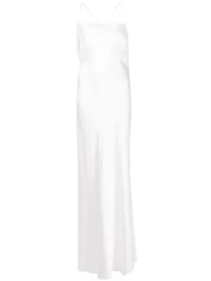 Michelle Mason Silk Gown - Neutrals