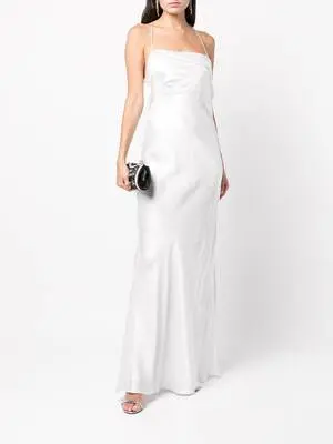 Michelle Mason Silk Gown - Neutrals