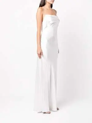 Michelle Mason Silk Gown - Neutrals