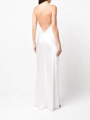 Michelle Mason Silk Gown - Neutrals