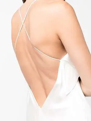 Michelle Mason Silk Gown - Neutrals