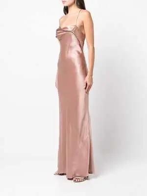 Michelle Mason Silk Gown - Pink