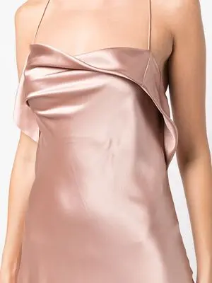 Michelle Mason Silk Gown - Pink