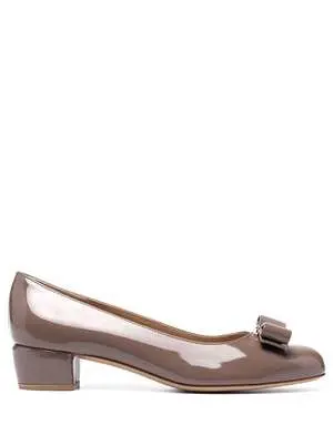 Ferragamo Stacked Heel Shoes For Women