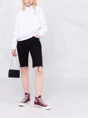 Off-White Cotton Logo Hoodie