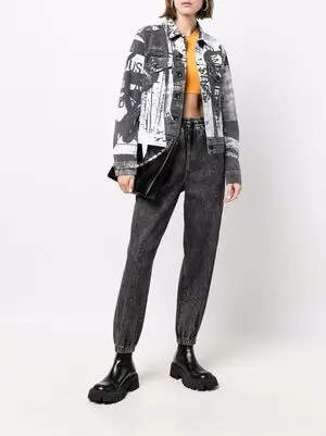 Off-White X Pablo Tomek Printed Denim Jacket