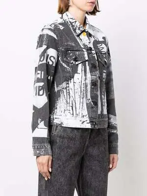 Off-White X Pablo Tomek Printed Denim Jacket