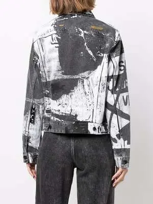 Off-White X Pablo Tomek Printed Denim Jacket