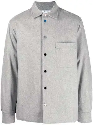 Off-White Long-sleeve Shirt - Grey