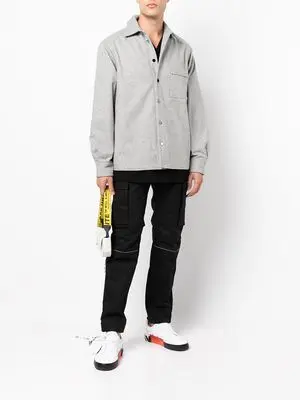 Off-White Long-sleeve Shirt - Grey