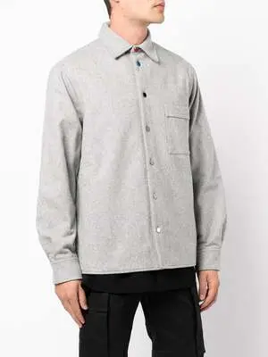 Off-White Long-sleeve Shirt - Grey