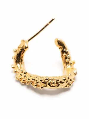 ALIGHIERI The Rocky Terrain Single Hoop Earring - Gold