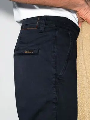 Nudie Jeans Easy Alvin Chino Trousers - Blue