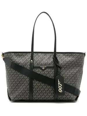Michael Kors X 007 Beck Logo Tote Bag - Black | Editorialist
