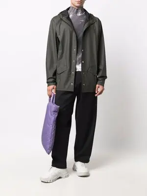 Rains Long-sleeve Hooded Jacket