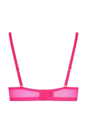 MAISON CLOSE Corps À Corps Neon Sheer Balconette Bra - Pink