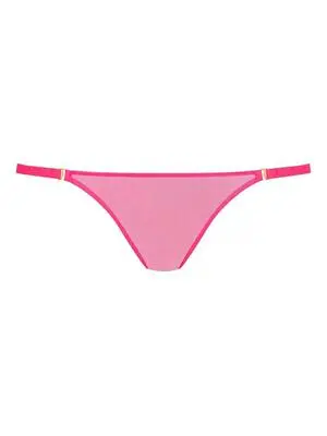 MAISON CLOSE Corps À Corps Neon Semi-sheer Thong - Pink