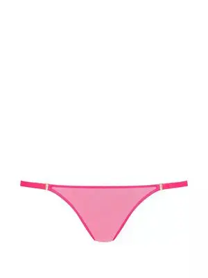 MAISON CLOSE Corps À Corps Neon Semi-sheer Thong - Pink