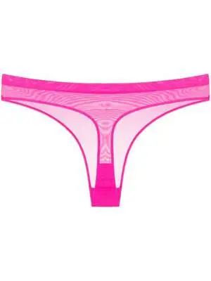 MAISON CLOSE Corps À Corps Neon Low-rise Thong - Pink