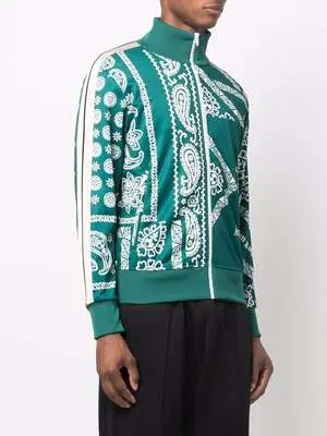 Palm Angels Bandana-print Track Jacket