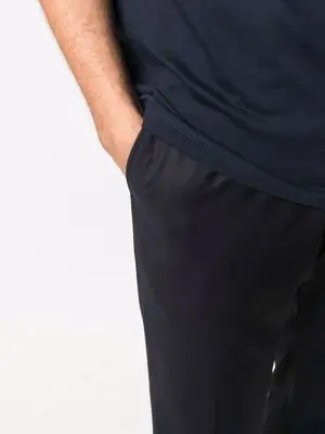 Emporio Armani Tapered-leg Tailored Trousers - Blue