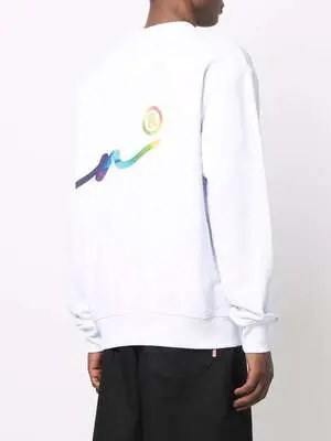 Philipp Plein Logo-print Cotton Sweatshirt - White