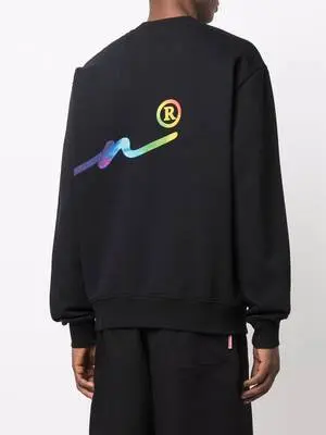 Philipp Plein Logo-print Crew-neck Sweatshirt - Black