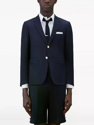 Thom Browne Super 120s Single-breasted Blazer - Grey