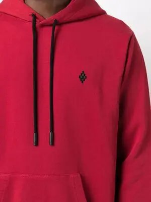 COUNTY OF MILAN Embroidered Logo Cotton Hoodie