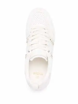 Maje Studded Leather Sneakers