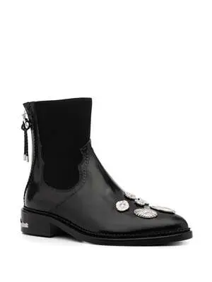 Toga Mix-badge Chelsea Boots