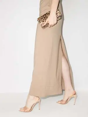 GIANVITO ROSSI Elle 105mm Mules - Neutrals