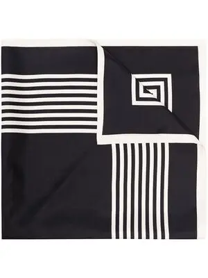 LESCARF No. 2 Silk Scarf - Black