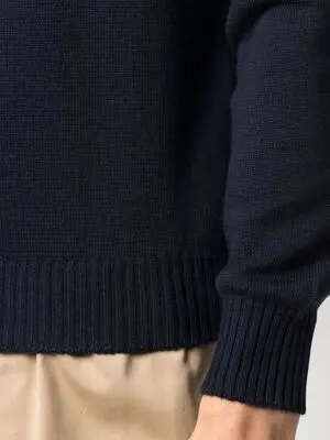 FILERIA Slim Fit Wool Jumper - Blue