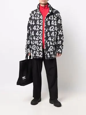 424 All-over Logo Print Jacket