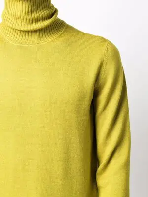 FILERIA Roll-neck Knitted Jumper - Green